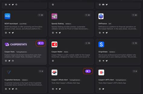 Vote For Your Favorite Project In The Casper Ecosystem Casperstats Docs