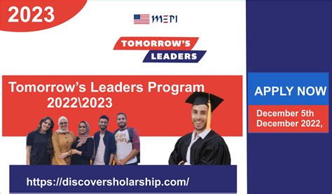 Tomorrow Leaders Program 2023 Discover Scholarships