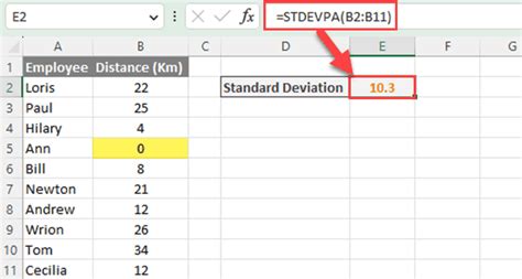 How To Calculate Standard Deviation In Excel