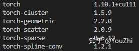 安装torch geometric库 知乎