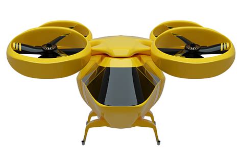 비행 도시 교통 도시 자동차 무인 항공기 흰색 배경에 고립 프로펠러와 자동차 3d 일러스트레이션 3d 렌더링 복사 공간 3차원 형태에 대한 스톡 사진 및 기타 이미지