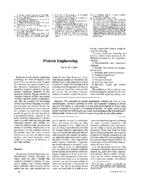 pdf protein engineering kevin ulmer