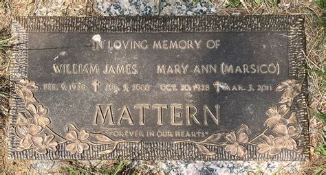 Mary Ann Marsico Mattern 1928 2011 Find A Grave Memorial