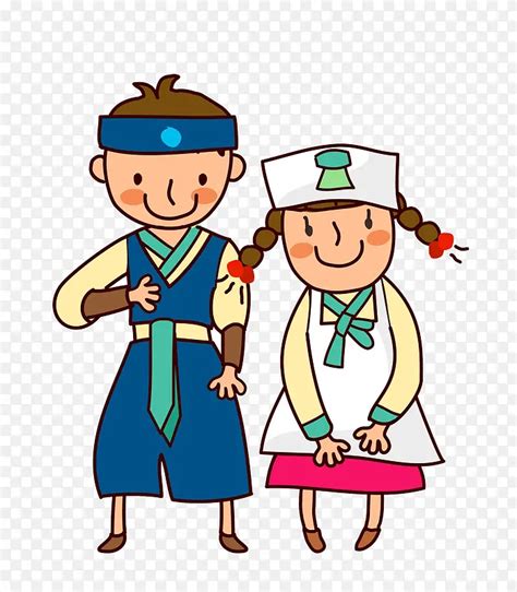 手绘水彩男孩女孩png图片素材下载 图片编号8523537 Png素材网