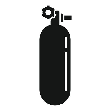 Oxygen Tank Icon Simple Style 14645080 Vector Art At Vecteezy