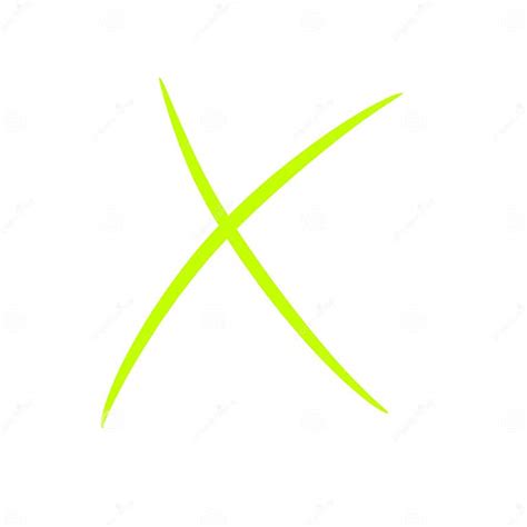 Negation Element Symbol Or Cross Illustration Stock Illustration