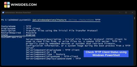 Enable Tftp Client On Windows 11 Using Cmd And Powershell