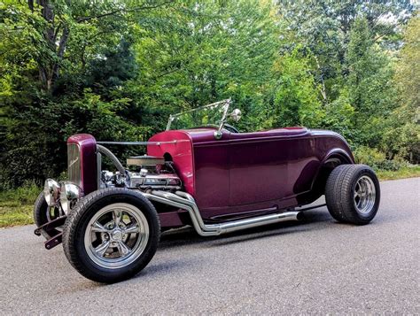 1932 Ford Roadster Convertible Purple Rwd Automatic Classic Ford Roadster 1932 For Sale