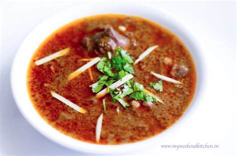 Mutton Nihari Nalli Nihari Recipe My Weekend Kitchen
