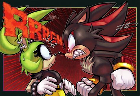 Shadow The Hedgehog And Surge The Tenrec Sonic Drawn By Lemon Eyebrows Danbooru