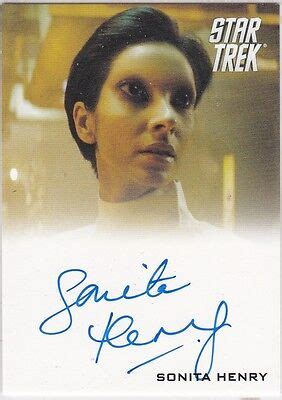 Star Trek 2014 Movies Sonia Henry As Kelvin Doctor Autograph Ebay