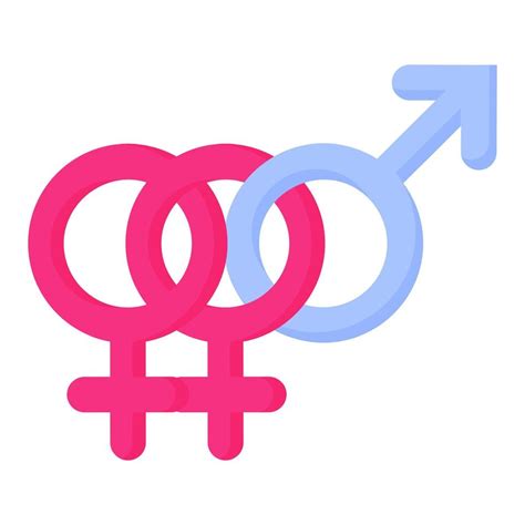 Pink Gender Symbol Of Bisexual 4580297 Vector Art At Vecteezy