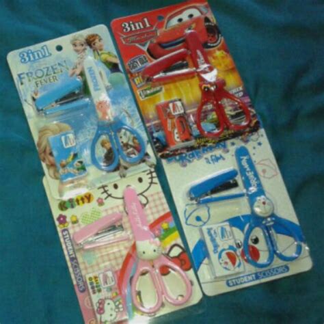 Jual Student Scissors Character Doraemon Frozen Hello Kitty Cars Shopee Indonesia