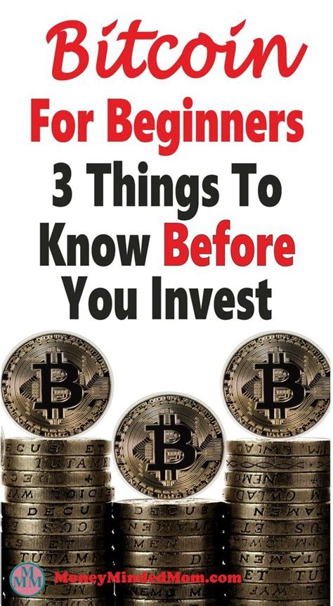 BITCOIN FOR BEGINNERS Investing Bitcoin Business Cryptocurrency