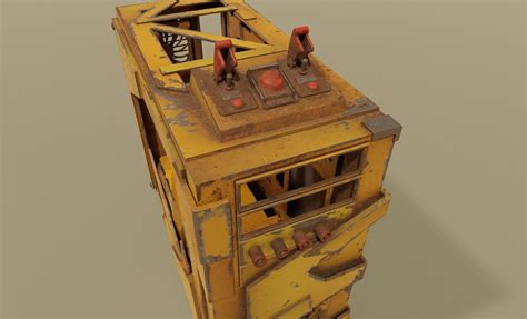 3d model custom pc case computer modding apocalypse rust vr ar low