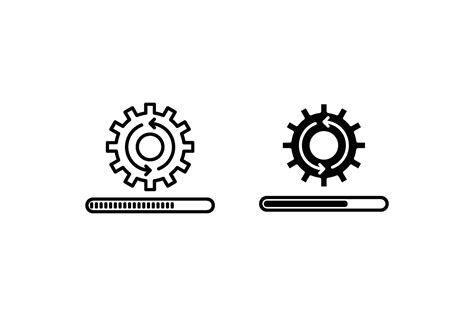 Loading Process Update System Icon Concept Of Upgrade Application Progress Icon For Graphic