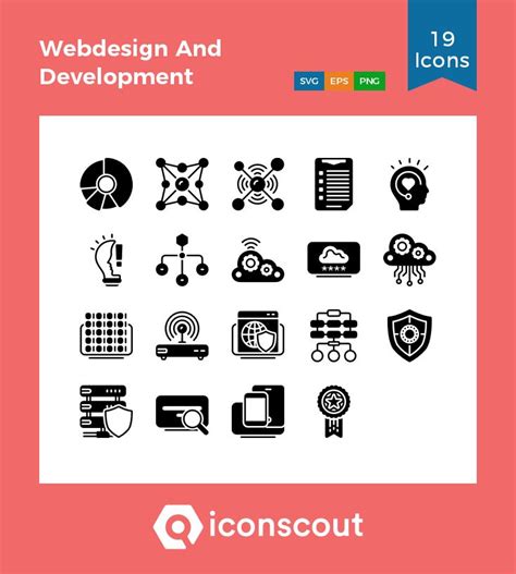 Webdesign And Development Icon Pack 19 Free Download Design