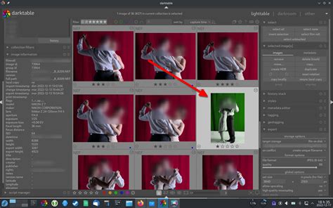some previews negative in lighttable darktable