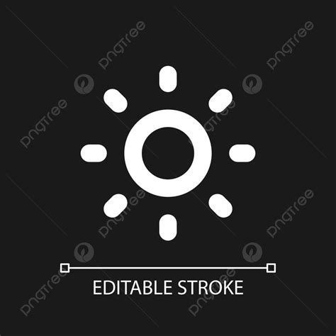 Linear Ui Icon In Pixel Perfect White For Dark Theme With Light Mode Vector Adjustment Option