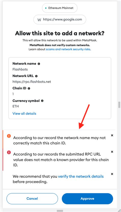 allow adding networks with chain id 1 via addcustomnetwork api · issue