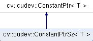 OpenCV Cv Cudev ConstantPtr Struct Template Reference