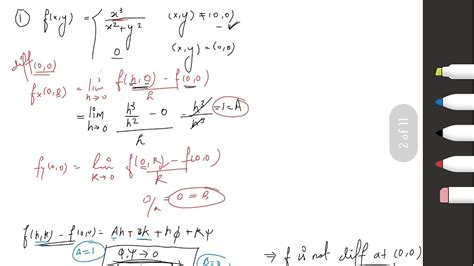 lec 2 differentiability of functions of two variables real analysis