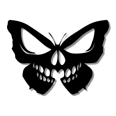 Butterfly Skull Tattoo