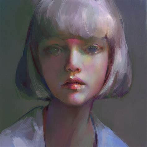 Untitled Front Portrait Yanjun Cheng Dijital çizim Çizim Ortaçağ