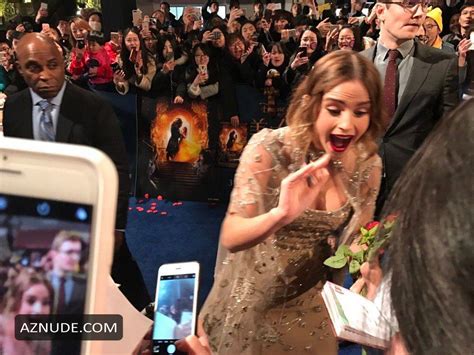 Emma Watson Sexy Dress At The Beauty And Beast Premiere In Shanghai Aznude
