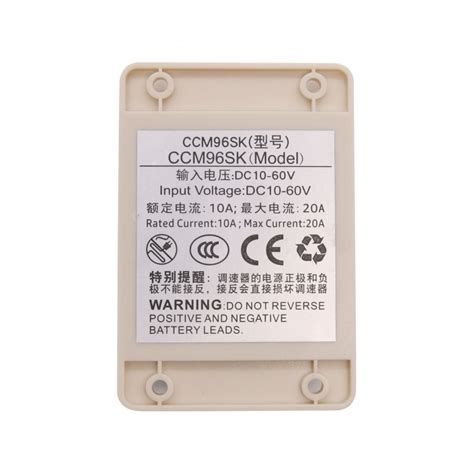 dc motor speed controller 10 60v 20a pulse width modulator pwm speed