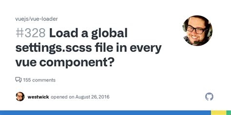 Load A Global Settingsscss File In Every Vue Component · Issue 328