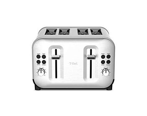 T Fal Tf684d50 Element Stainless Steel 4 Slice Toaster