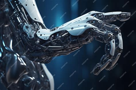 Premium Ai Image 3d Rendering Technology Robotics Data Analytics Or