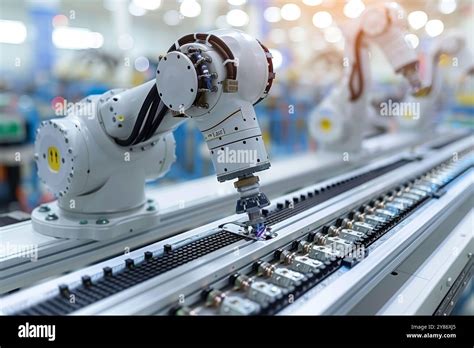 Smart Robot Arm System Revolutionizing Industrial Automation In Modern Factory Production Lines