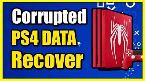 How To Fix Corrupted Data On PS4 Console Recover Lost Game Data Fast Method YouTube