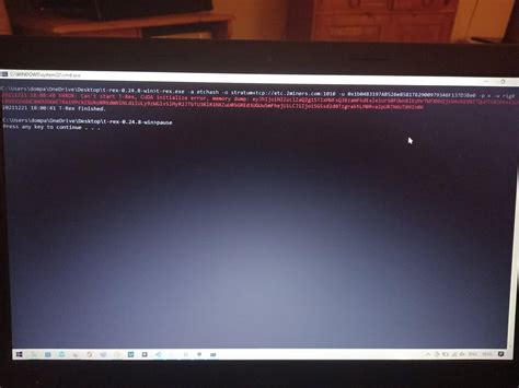 Trex Miner Wont Start With Cuda Initialize Error How Can This Be Fixed Rethermining