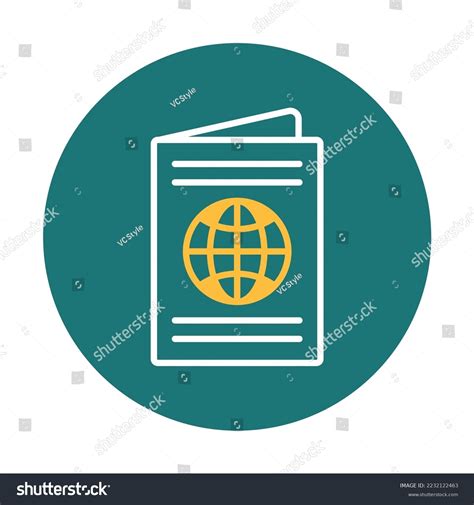 Identity Pass Vector Icon Fully Editable Stock Vector Royalty Free