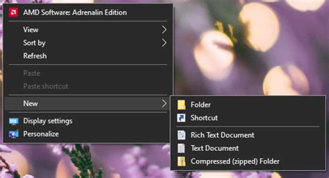 Windows 10 Context Menu Missing Options For New Rwindowshelp