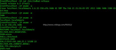 linux uname命令详解 小a玖拾柒 博客园