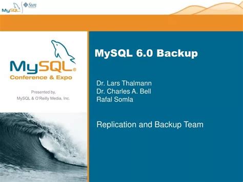 ppt mysql 6 0 backup powerpoint presentation free download id 4651311