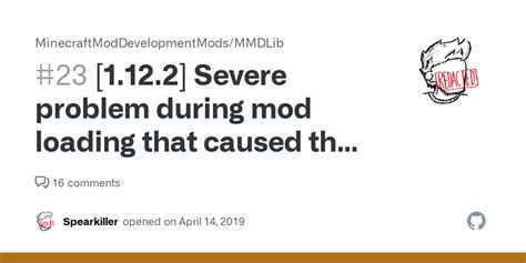 Severe Problem During Mod Loading That Caused The Game To Fail Issue