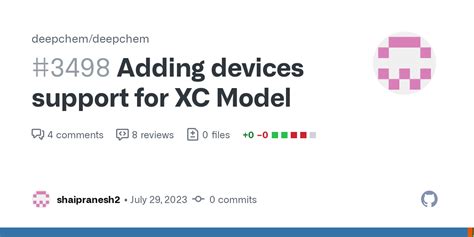 Adding Devices Support For Xc Model By Shaipranesh Pull Request Deepchem Deepchem