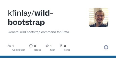 Github Kfinlaywild Bootstrap General Wild Bootstrap Command For Stata