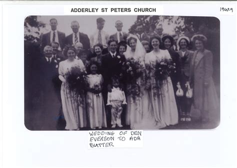 Wedding Group Photo Den Everson And Ada Butter Adderley Heritage Trail