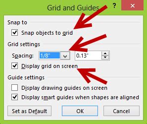 PowerPoint Snap Objects To Grid