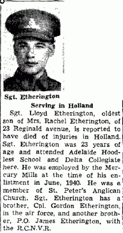 Etherington Lloyd Wesley E