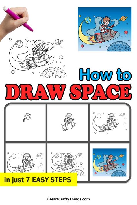 How To Draw Space A Step By Step Guide Space Drawings Drawings Sketch Painting