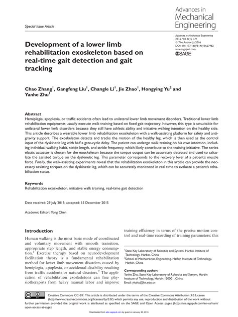 Pdf Development Of A Lower Limb Rehabilitation Exoskeleton Based On Real Time Gait Detection
