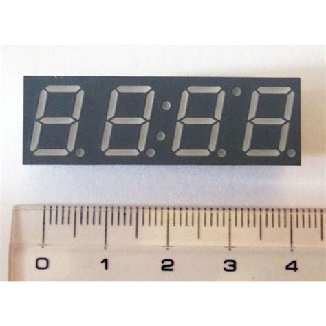 7-сегментный 4x цифровой LED-индикатор 0.39" зеленый – купить по цене ...