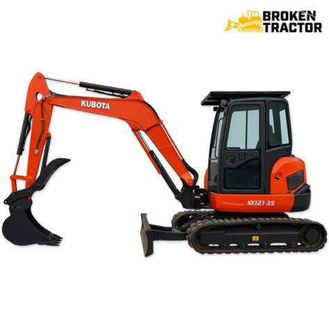Kubota Kx121 3 Mini Excavator Specs Parts And Common Fixes Broken